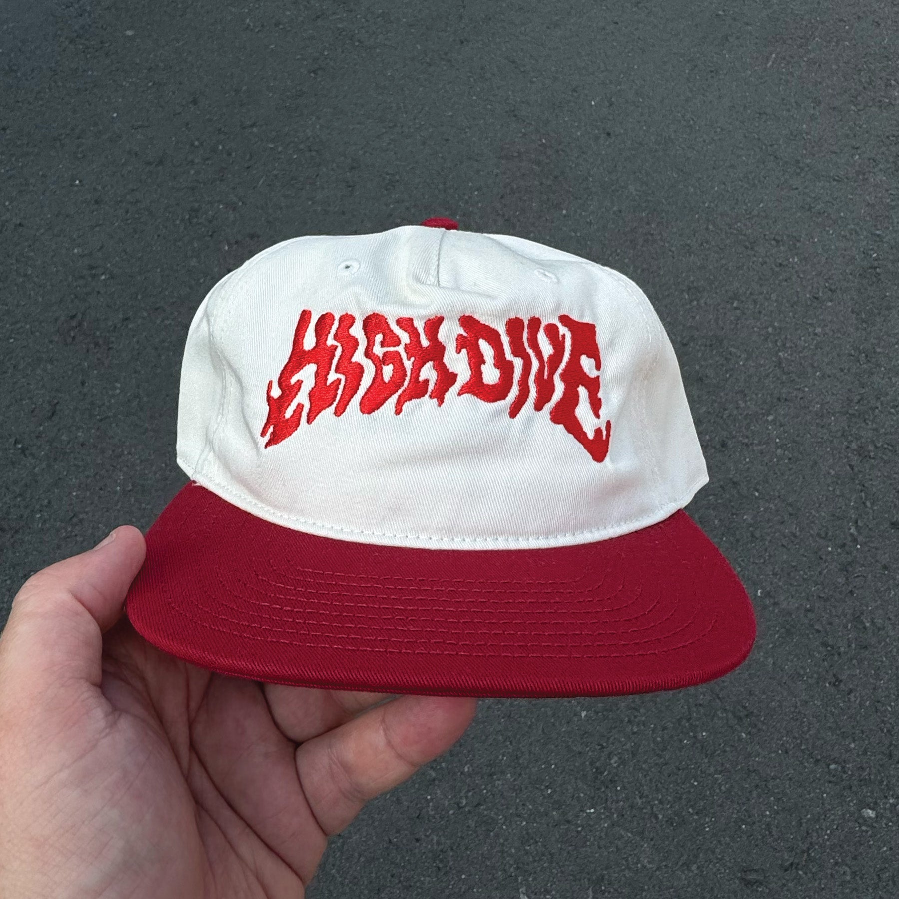 High Dive Red Two Tone Cap – High Dive Apparel