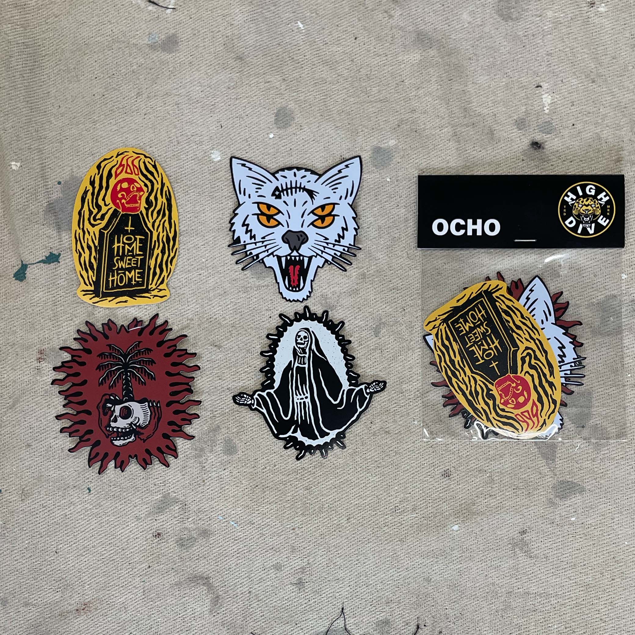 Sticker Pack Ocho – High Dive Apparel