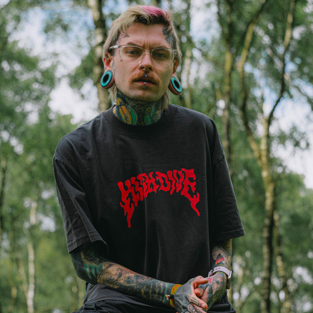 Wizard Ultra Heavy Faded Tee & HIGH DIVE APPAREL